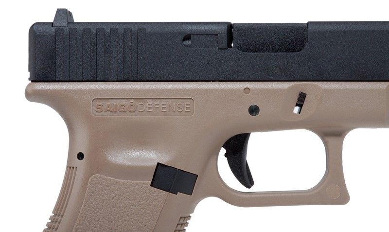 Glock 17 tan Saigo(Kjw) SG00031G pistolas gas gbb airsoft — Coronel ...