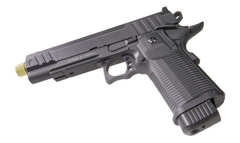 Pistola Co2 blowback hi-capa Ludus III Gold Secutor SAL0002 pistolas ...