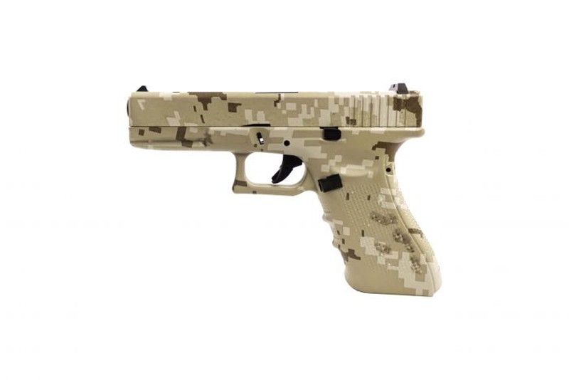 Pistola Glock Eu17 digital desert Raven 87043 pistolas gas gbb airsoft ...